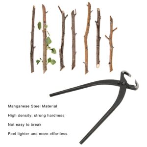 HERCHR Bonsai Concave Branch Cutter,Branch Cutter Bonsai Tools,Manganese Steel Professional Branch Pruning Shear for Flower Tree