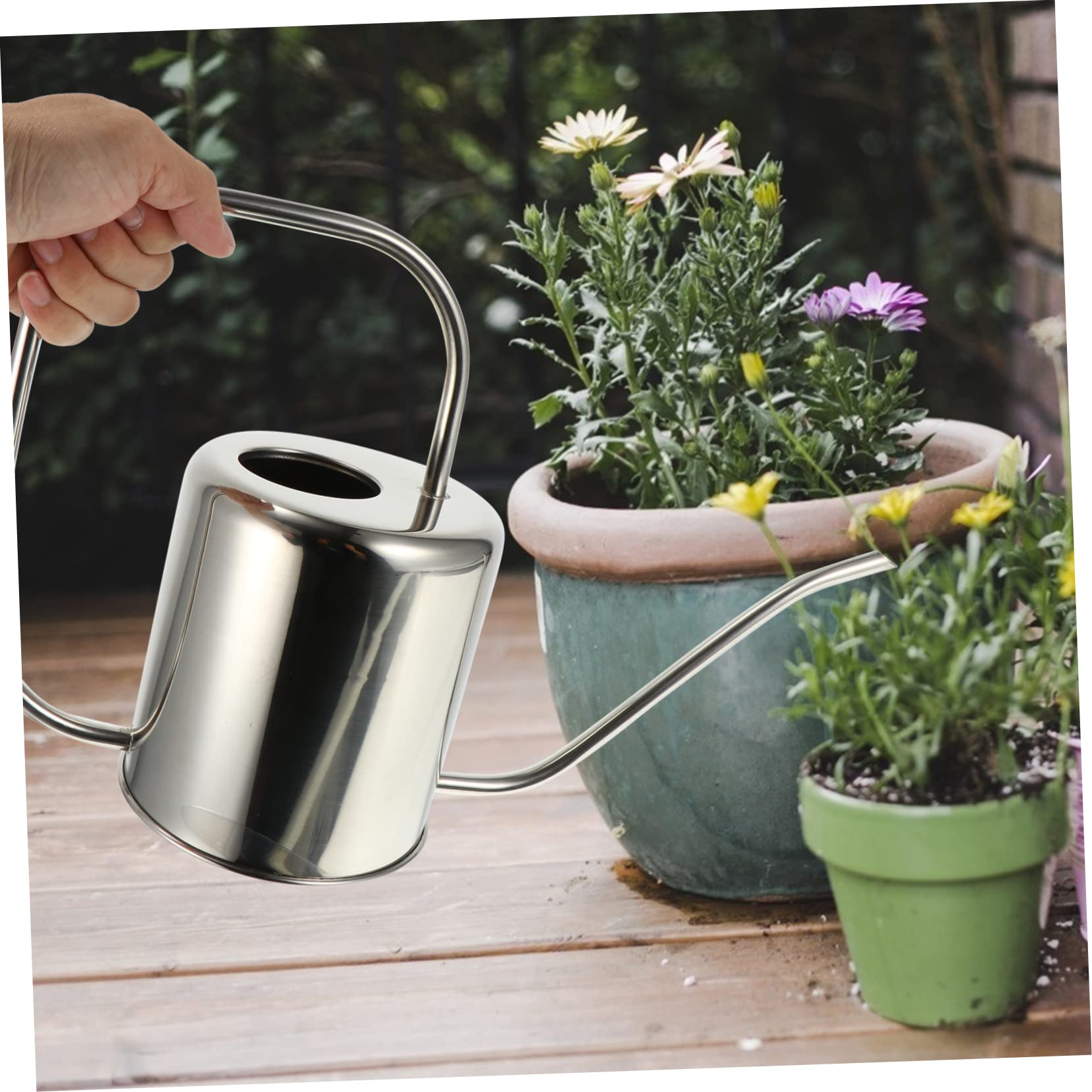 YARNOW Watering Can Succulent Antique Flower Watering Kettle Kids Metal Water Bottles Plant Spray Bottle Watering Pot Watering Flower Kettle Stainless Steel Child Vintage Watering Bottle