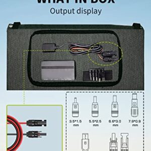 POWERWIN PWS220 220watt Foldable Solar Panel, Complete with Adjustable Kickstand, Waterproof Ip65 & Durable for Off The Grid Living