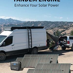 POWERWIN PWS220 220watt Foldable Solar Panel, Complete with Adjustable Kickstand, Waterproof Ip65 & Durable for Off The Grid Living