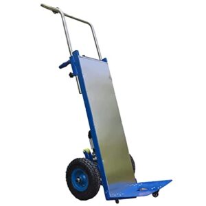 wthome hand truck stair climber electric, 200 kg capacity - sack rodel labor-saving hand truck, with maintenance-free brushless motor, removable battery, s-shaped support arm