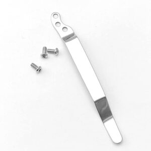 echeson knife clip tool diy parts stainless steel back clip pocket clip