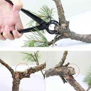 210mm professional round edge concave knob branch cutter garden bonsai tools pruner scissors cutter