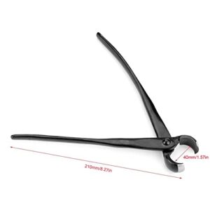 210mm Professional Round Edge Concave Knob Branch Cutter Garden Bonsai Tools Pruner Scissors Cutter