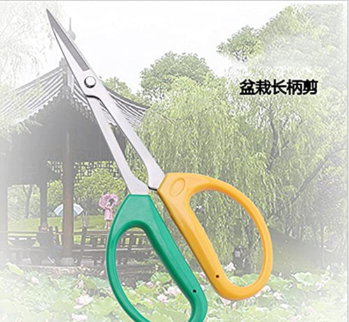 Gardening Hand Tools 3pcs Lot Long Handle Bonsai Scissors for Fruit Harvest Grape Scissors Household Trimming Shear Garden Tools Set