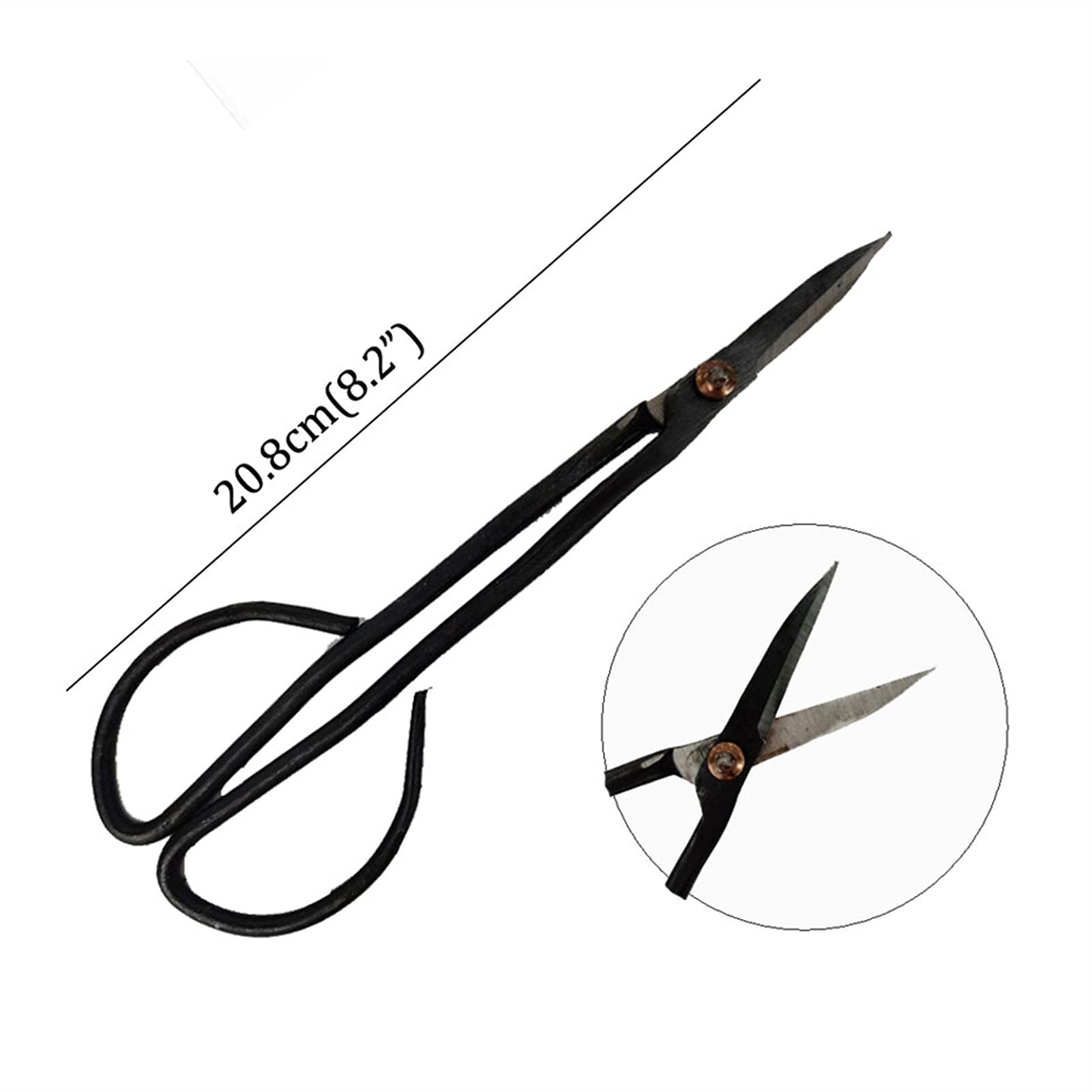 Garden Clipper Beginner Bonsai Tool Long Handle Scissors Gardening Plant Branch Shears 20cm New Drop Shipping