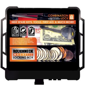 Roughneck Magnetic Locking Box - Impulse Retail Ready Display of 6 Each