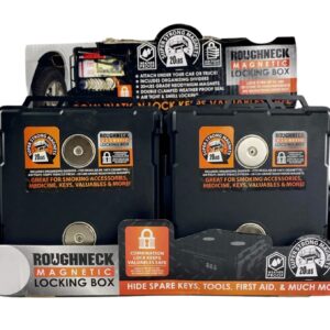 Roughneck Magnetic Locking Box - Impulse Retail Ready Display of 6 Each