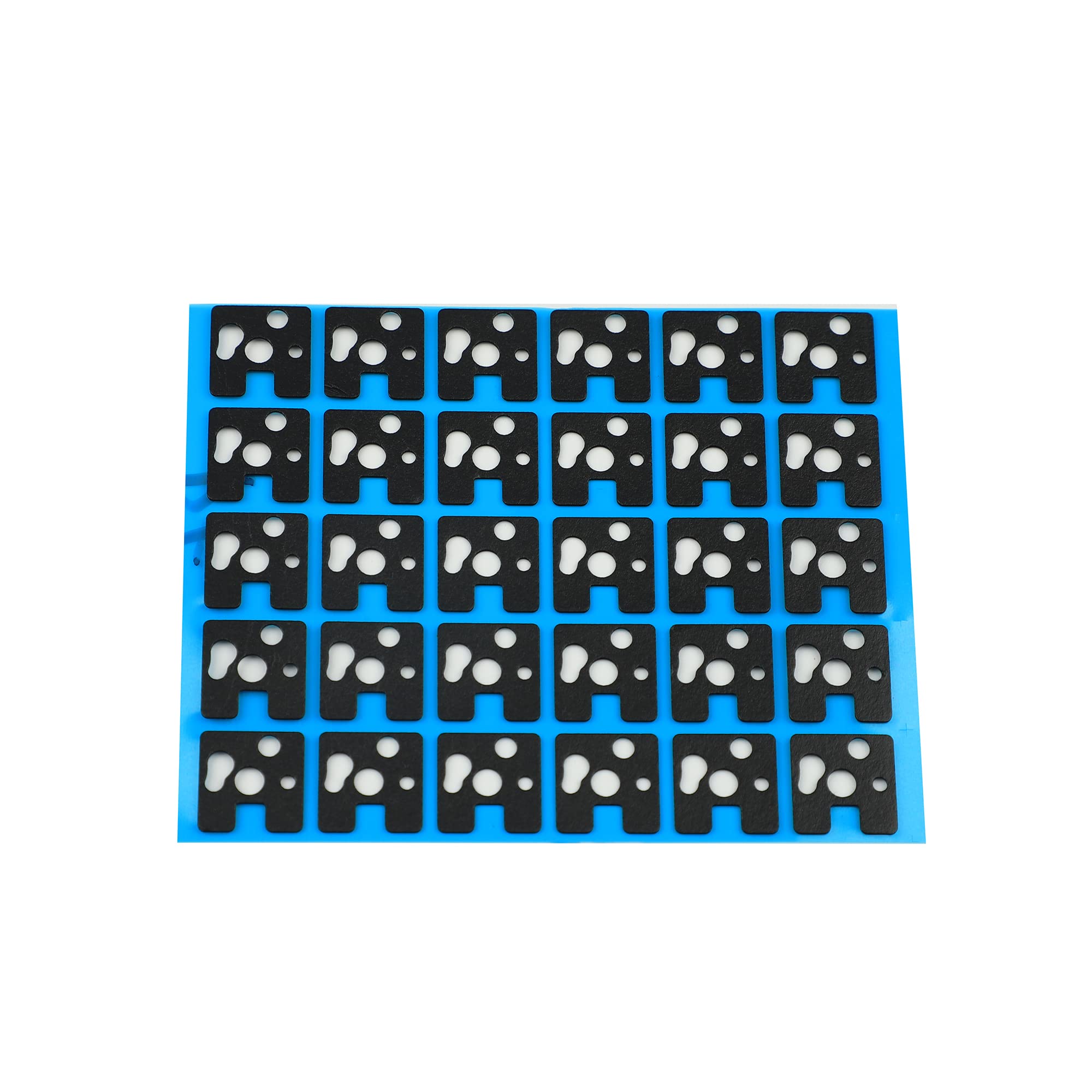 Mechkeeb PE EVA Poron 120pcs Switch Pads Switch Buffer Foam for Hotswappable PCB Soldered PCB (PE 120pcs)