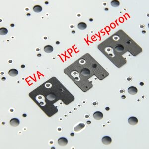 Mechkeeb PE EVA Poron 120pcs Switch Pads Switch Buffer Foam for Hotswappable PCB Soldered PCB (PE 120pcs)