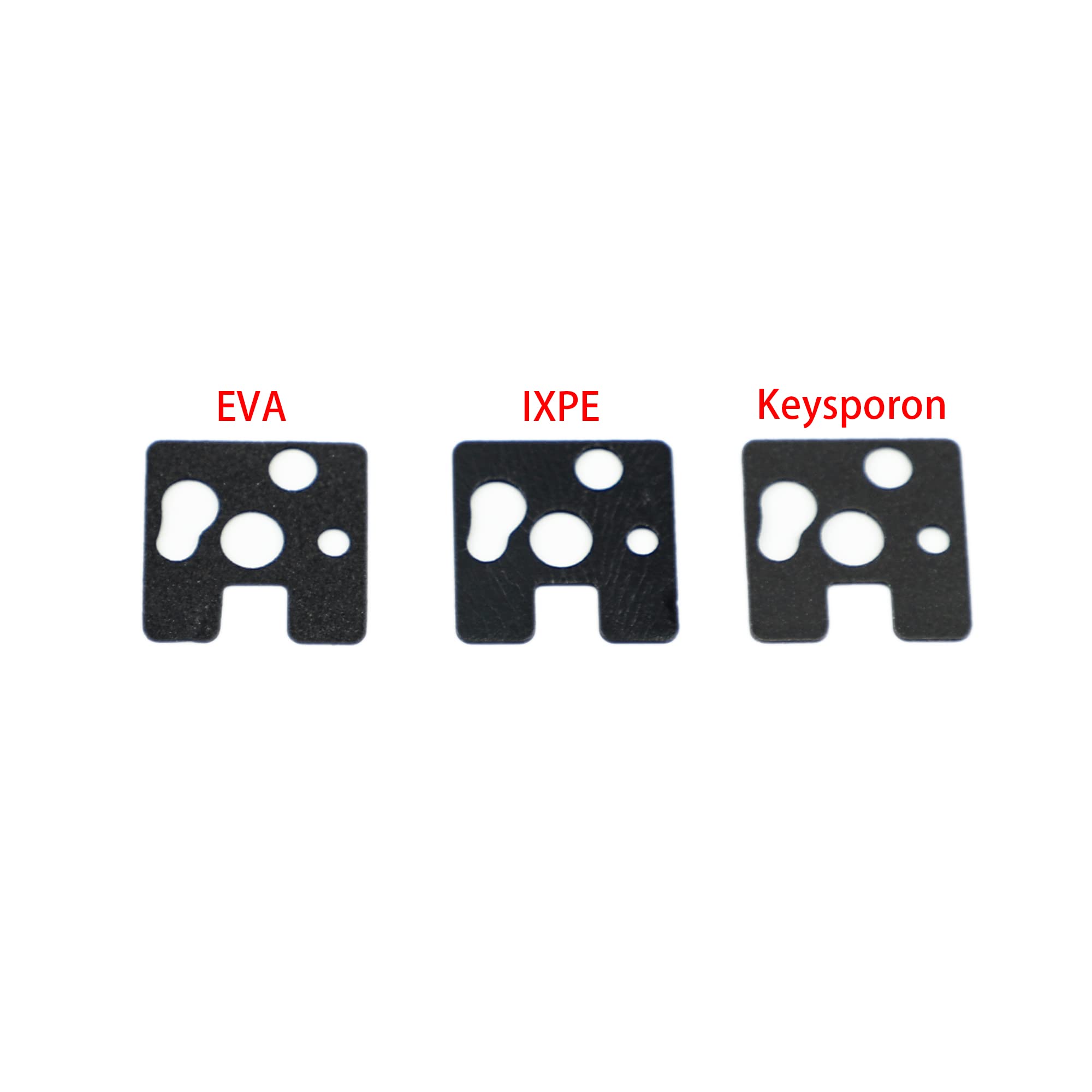 Mechkeeb PE EVA Poron 120pcs Switch Pads Switch Buffer Foam for Hotswappable PCB Soldered PCB (PE 120pcs)