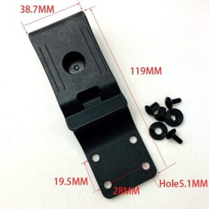 Waist Clip Scabbard Making Accessories K Sheath Accessories DIY Sheath Accessories Plastic Waist Clip Universal K Sheath Back Clip Accessories