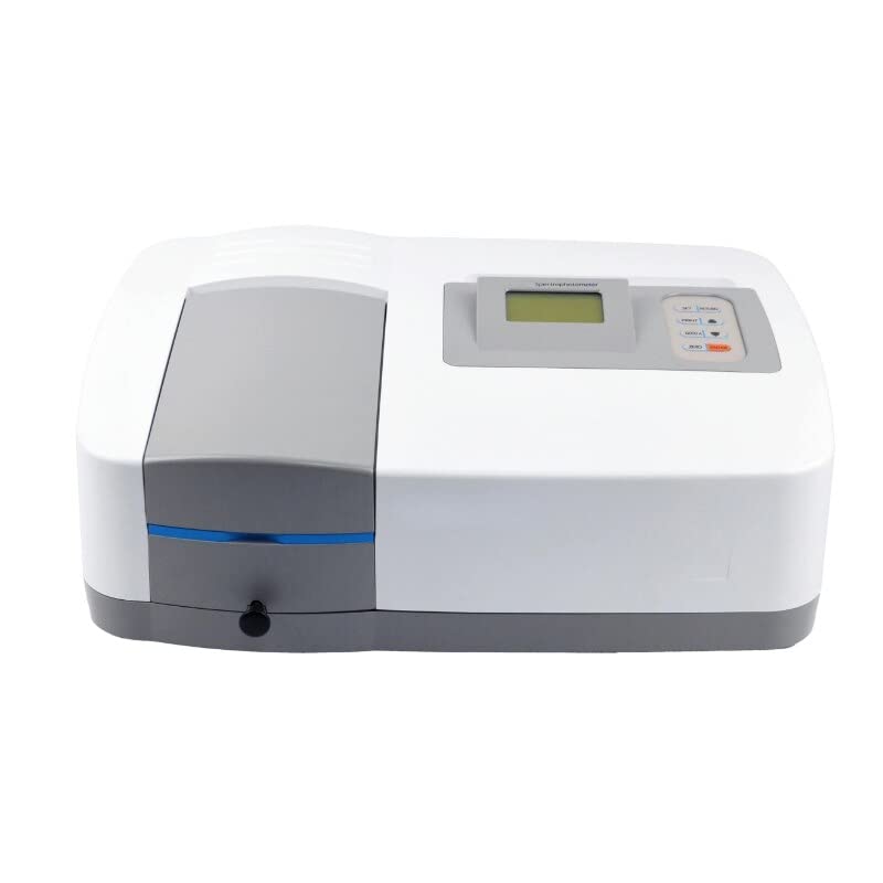 Laboratory Vis Spectrophotometer LCD Display Single Beam 325-1000nm (325-1000nm)