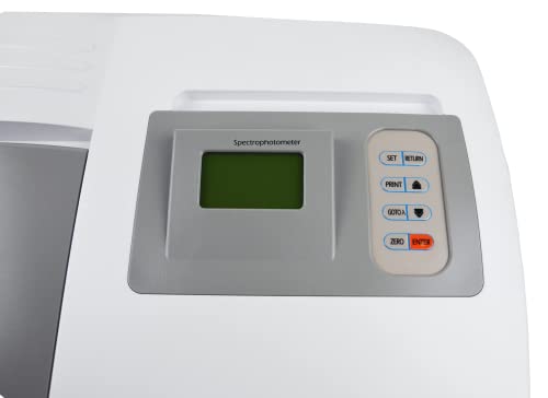 Laboratory Vis Spectrophotometer LCD Display Single Beam 325-1000nm (325-1000nm)