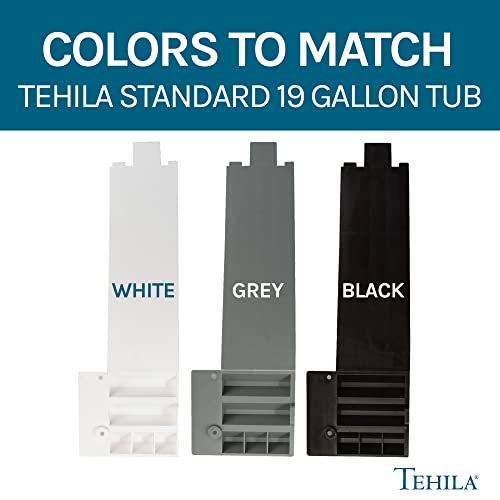 JS Jackson Supplies Tehila Black Wall Mounting Kit for Utility Sink, Floating Sink Converter for Laundry Room, Garage, Workshop, and More