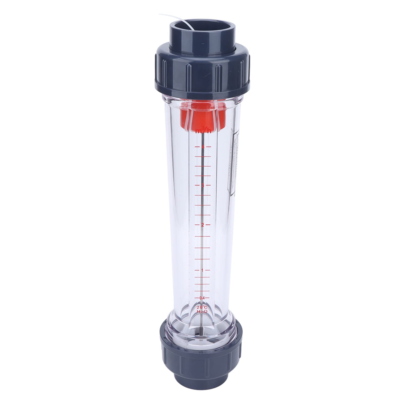 Alvinlite 400-4000L/H Water Liquid Flow Meter Rotameter ABS Plastic Tube Liquid Flow Meter LZS-40D Rate Gauge High Accuracy