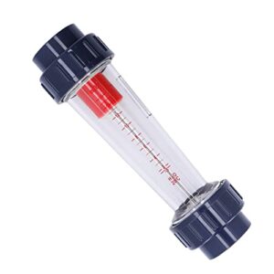 alvinlite 1600-16000l/h liquid flow meter plastic tube water liquid flow meter lzs-50d rate gauge high accuracy