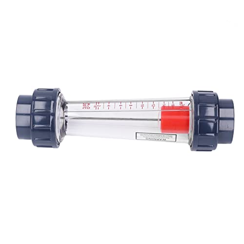 Alvinlite 1600-16000L/H Liquid Flow Meter Plastic Tube Water Liquid Flow Meter LZS-50D Rate Gauge High Accuracy