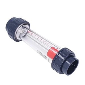 Alvinlite 1600-16000L/H Liquid Flow Meter Plastic Tube Water Liquid Flow Meter LZS-50D Rate Gauge High Accuracy