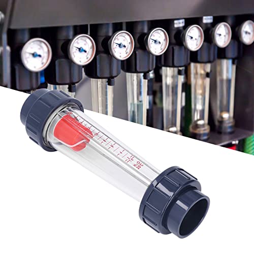 Alvinlite 1600-16000L/H Liquid Flow Meter Plastic Tube Water Liquid Flow Meter LZS-50D Rate Gauge High Accuracy