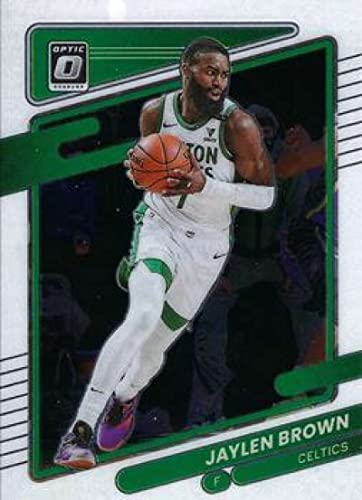 2021-22 DONRUSS OPTIC #19 JAYLEN BROWN BOSTON CELTICS BASKETBALL OFFICIAL TRADING CARD OF THE NBA