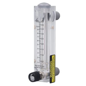 Alvinlite Water Flow Meter,Thread 0.1-1GPM 0.04-4LPM Flowmeter Measuring Flow-Meter Panel Mount Type FlowmeterMeters for Gas Liquid for Water Industrial Field LZM-15T Rate Gauge High Accuracy