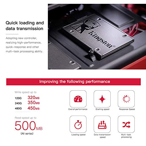 Kingston A400 SSD Internal Solid State Drive 120GB 240GB 480GB 2.5 inch SATA III (960GB)