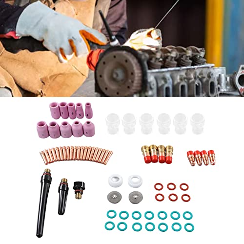 Welding Gun Accessories, Replacement Parts Easy To Install Electrode Nozzles Kit Pressure Caps Multi Specifications for WP17 WP18 WP26 Welder