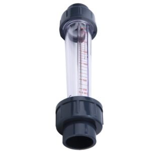 flow meter gauge, prevent scratches transparent panel easy reading flow meter 250-2500l/h for measurement use