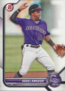 2022 bowman draft #bd-59 adael amador nm-mt rockies