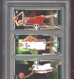 2003-04 Topps Rookie Matrix #111 Lebron James Kaman Milicic PSA 9 Graded Card - Basketball Slabbed Rookie Cards