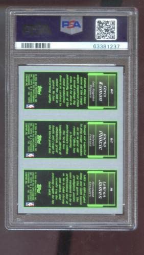 2003-04 Topps Rookie Matrix #111 Lebron James Kaman Milicic PSA 9 Graded Card - Basketball Slabbed Rookie Cards