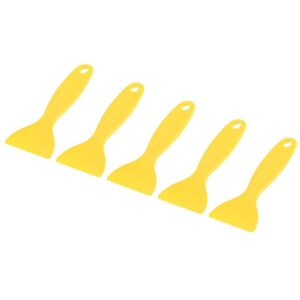 meccanixity plastic spudger pry opening repair tools 5pcs for mobile phone pc tablet laptop lcd screen smart phone repair 130x60mm yellow