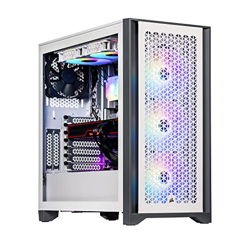 Velztorm White Armix Prebuilt Gaming Desktop PC (AMD Ryzen 9 7900X 12-Core 4.7GHz, Radeon RX 7900 XT 20GB, 64GB DDR5, 1TB PCIe SSD + 2TB HDD (3.5), 240mm AIO, 1000W PSU, Killer WiFi 6E, Win10Pro)