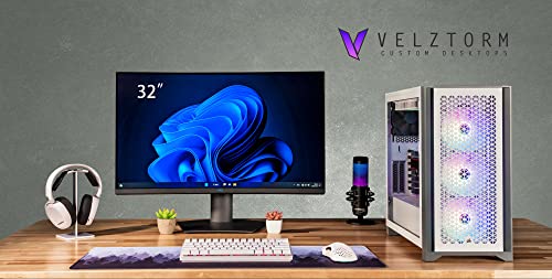 Velztorm White Armix Prebuilt Gaming Desktop PC (AMD Ryzen 9 7900X 12-Core 4.7GHz, Radeon RX 7900 XT 20GB, 64GB DDR5, 1TB PCIe SSD + 2TB HDD (3.5), 240mm AIO, 1000W PSU, Killer WiFi 6E, Win10Pro)