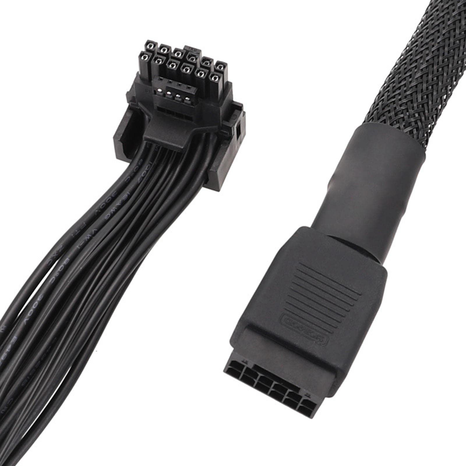 Garende Pci-E 5.0 Extension Cable 16Pin to 16(12+4) Pin 90 Degree Data Computer Female to Male Extension Cable Game 12Vhpwr Video for Graphics Card, Option 2