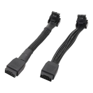 Garende Pci-E 5.0 Extension Cable 16Pin to 16(12+4) Pin 90 Degree Data Computer Female to Male Extension Cable Game 12Vhpwr Video for Graphics Card, Option 2