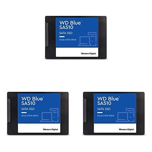 Western Digital 1TB WD Blue SA510 SATA Internal Solid State Drive SSD & 250GB WD Blue SA510 SATA Internal Solid State Drive SSD & 500GB WD Blue SA510 SATA Internal Solid State Drive SSD