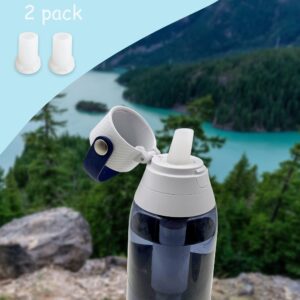 LeoTube Bite Valve Replacement for Brita Water Bottle, 2 Pack Silicone Water Bottle Mouthpiece Replacement Parts Compatible with Brita Filter Water Bottle