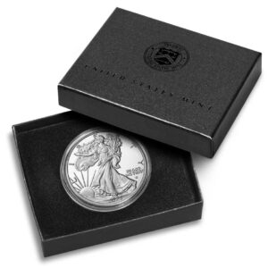 2023 W American Silver Eagle 1 Ounce Coin in OGP with CoA Dollar Proof US Mint