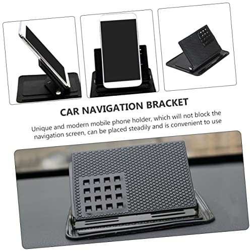 FAVOMOTO 2pcs Mobile Phone Holder Tablet Car Holder Phone Holder for Car Navigation Bracket Car Tablet Holder Cell Phone Mount Adhesive Phone Holder GPS Non-Slip Mat Universal