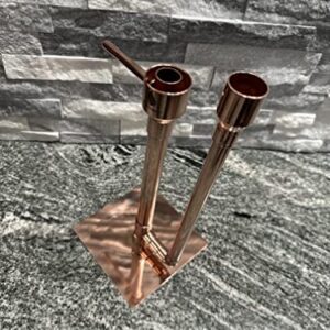 CoProof Copper Proofing Parrot for Distilling, Brewing Beer, Moonshine, Tequila 100% Lead Free for Use with Alcometer Proof Hydrometer,Polished A7