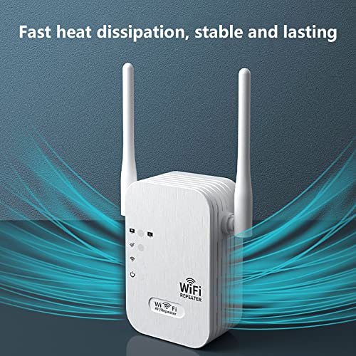 300Mbps WiFi Extender Signal Booster Repeater - Long Range Amplifier WiFi Signal Booster Repeater with Ethernet Port & Access Point for Home Hotels Apartments Indoor Office