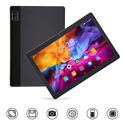 GOWENIC 10.1in Tablet, 6GB RAM 128GB ROM Tablet PC, 1920 X 1080 IPS HD Screen, 2MP 5MP Camera, Type C Charging, Support Dual Band WiFi, BT5.0, GPS, Storage Expansion