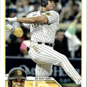 2023 TOPPS #1 JUAN SOTO SAN DIEGO PADRES BASEBALL OFFICIAL TRADING CARD OF THE MLB