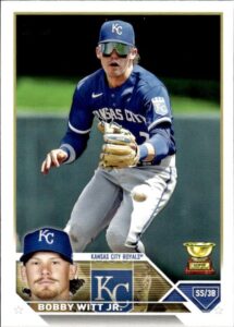 2023 topps #7 bobby witt jr. kansas city royals baseball official trading card of the mlb