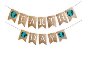 swanky party box | earth day burlap banner | earth day decorations | earth day sign