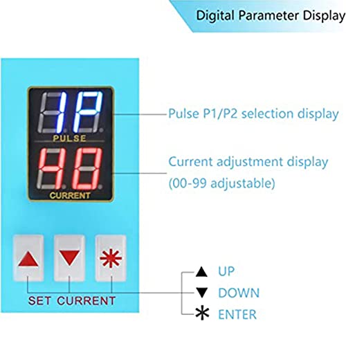 ALSUP Portable Spot Welding Equipment with,4.3 KW High Performance Battery Portable Handle Spot Welder Welder Welder for Lithium Batteries CE Certified