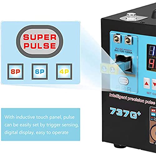 ALSUP Portable Spot Welding Equipment with,4.3 KW High Performance Battery Portable Handle Spot Welder Welder Welder for Lithium Batteries CE Certified