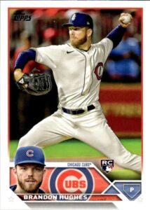 2023 topps #97 brandon hughes rc chicago cubs baseball official trading card of the mlb